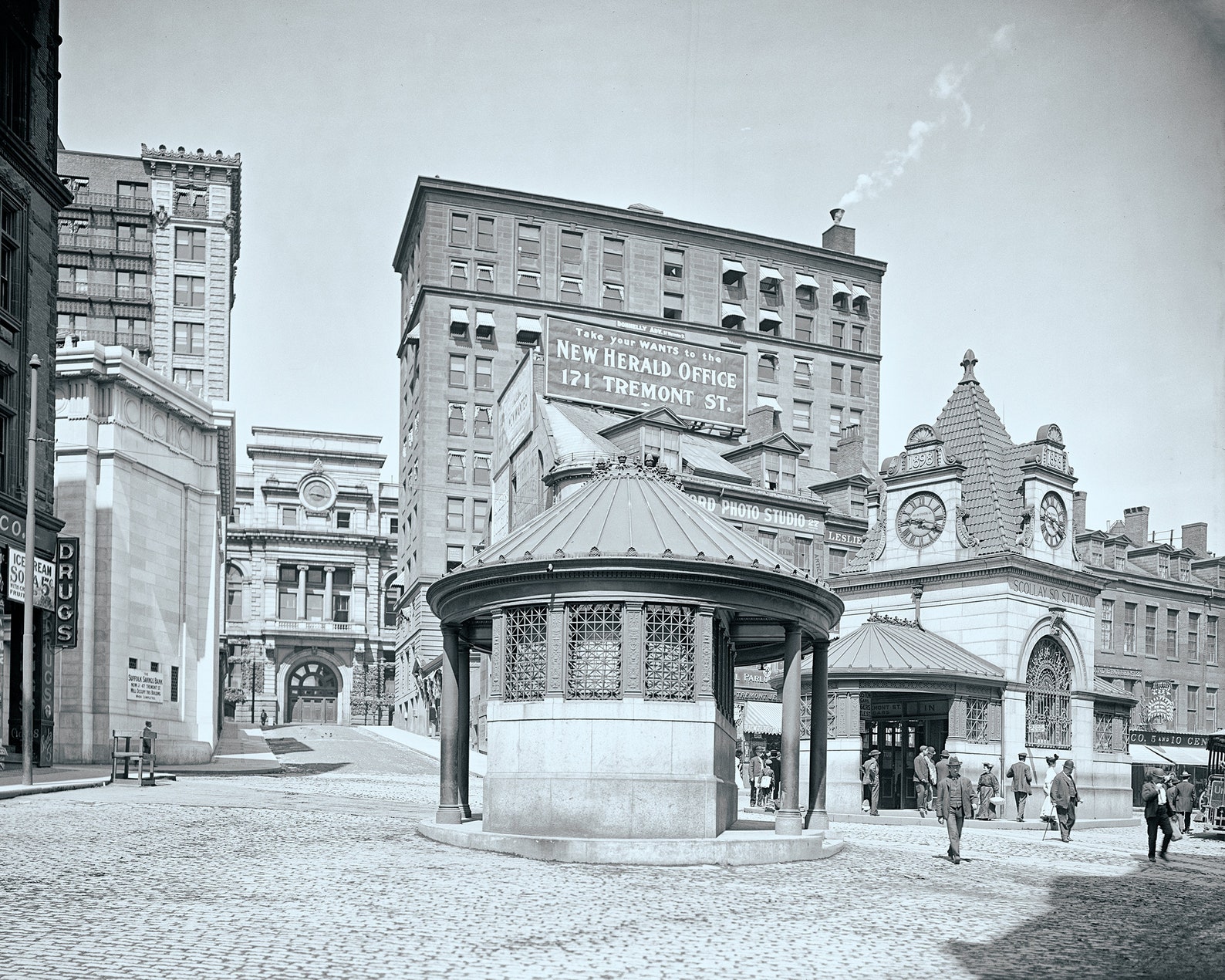 Vintage Photograph of Scollay Square in Boston Circa 1906 - Etsy