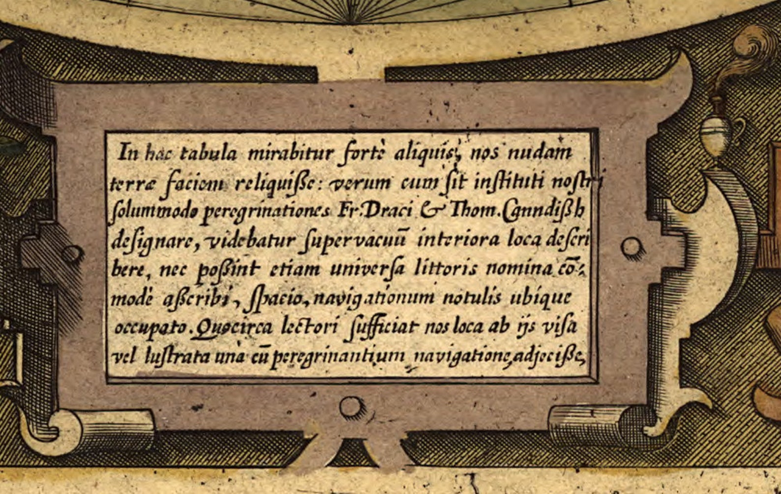 1595 Map of the World - Etsy