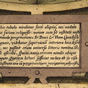 1595 Map of the World - Etsy