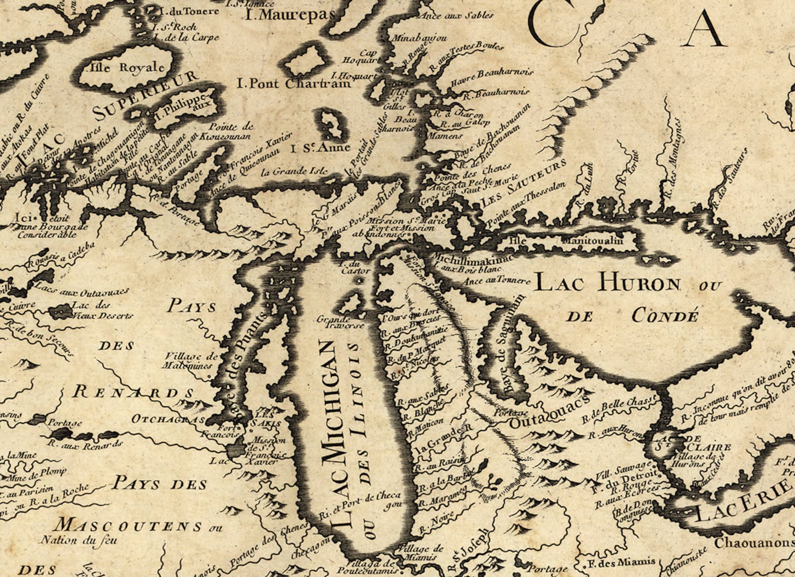 1756 Map of America - Etsy