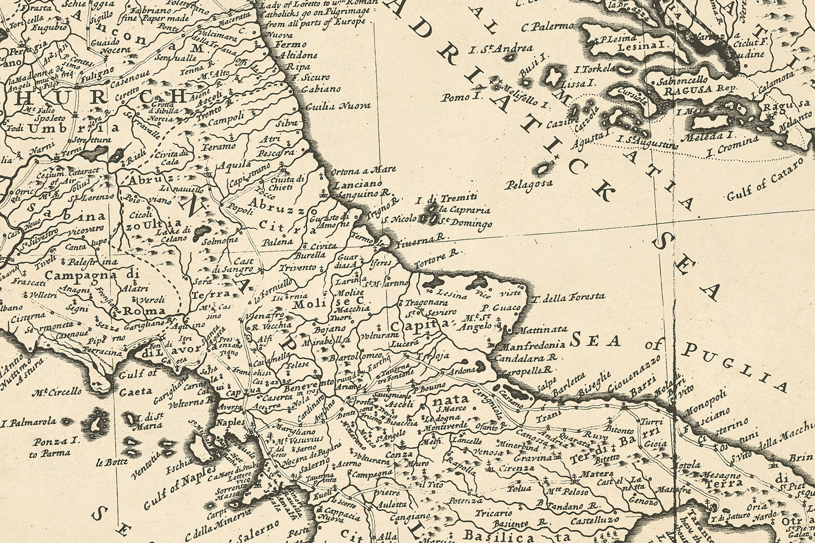 1714 Map of Italy - Etsy