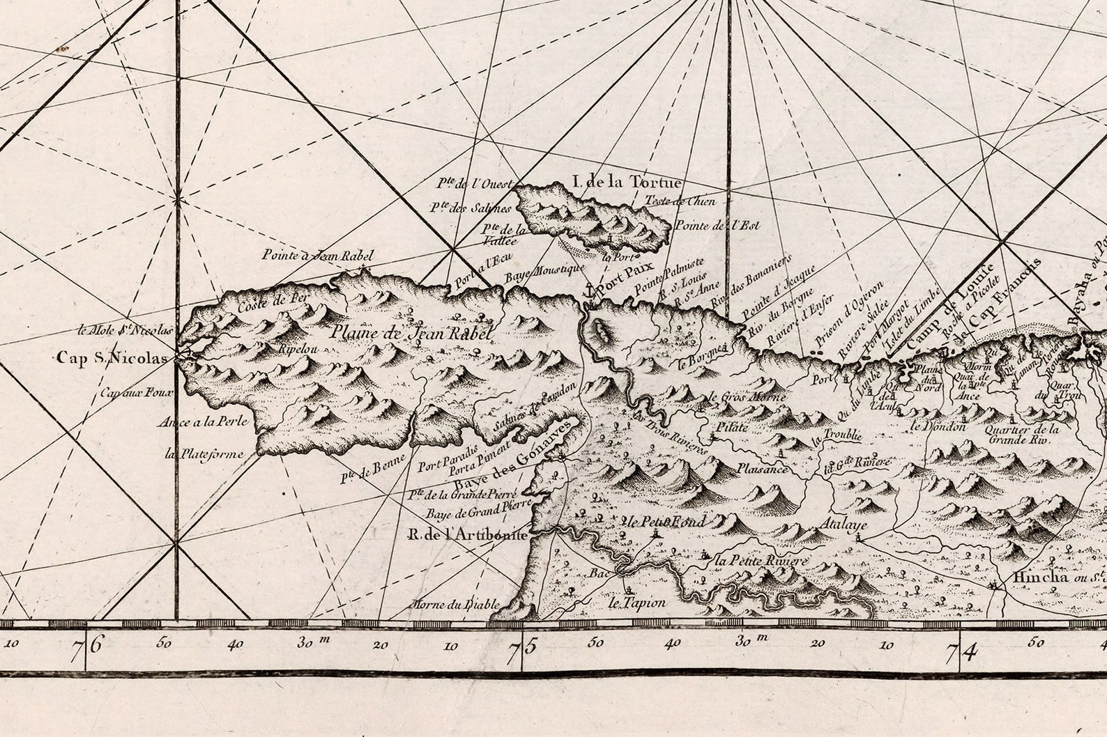 1768 Map of Turks and Caicos - Etsy