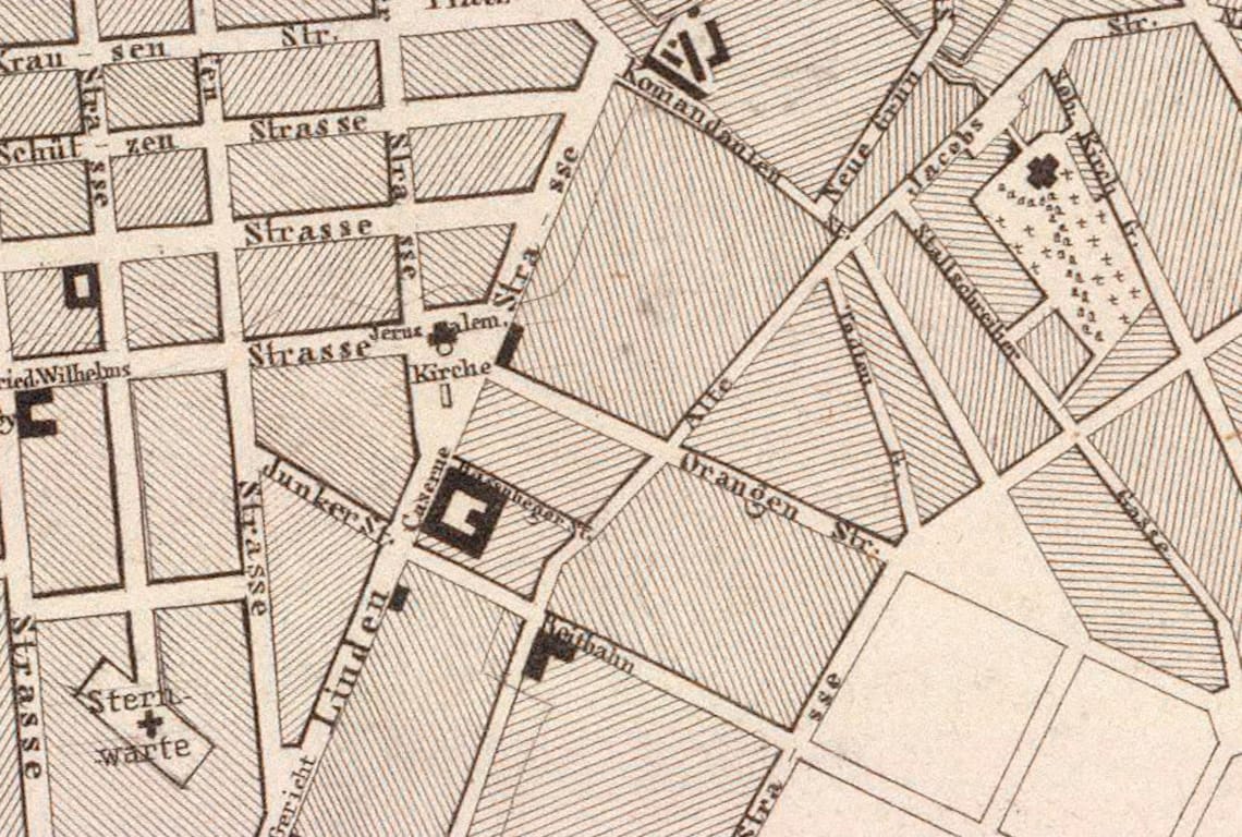 1860 Map of Berlin - Etsy