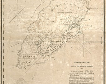 Bermuda Chart - Etsy