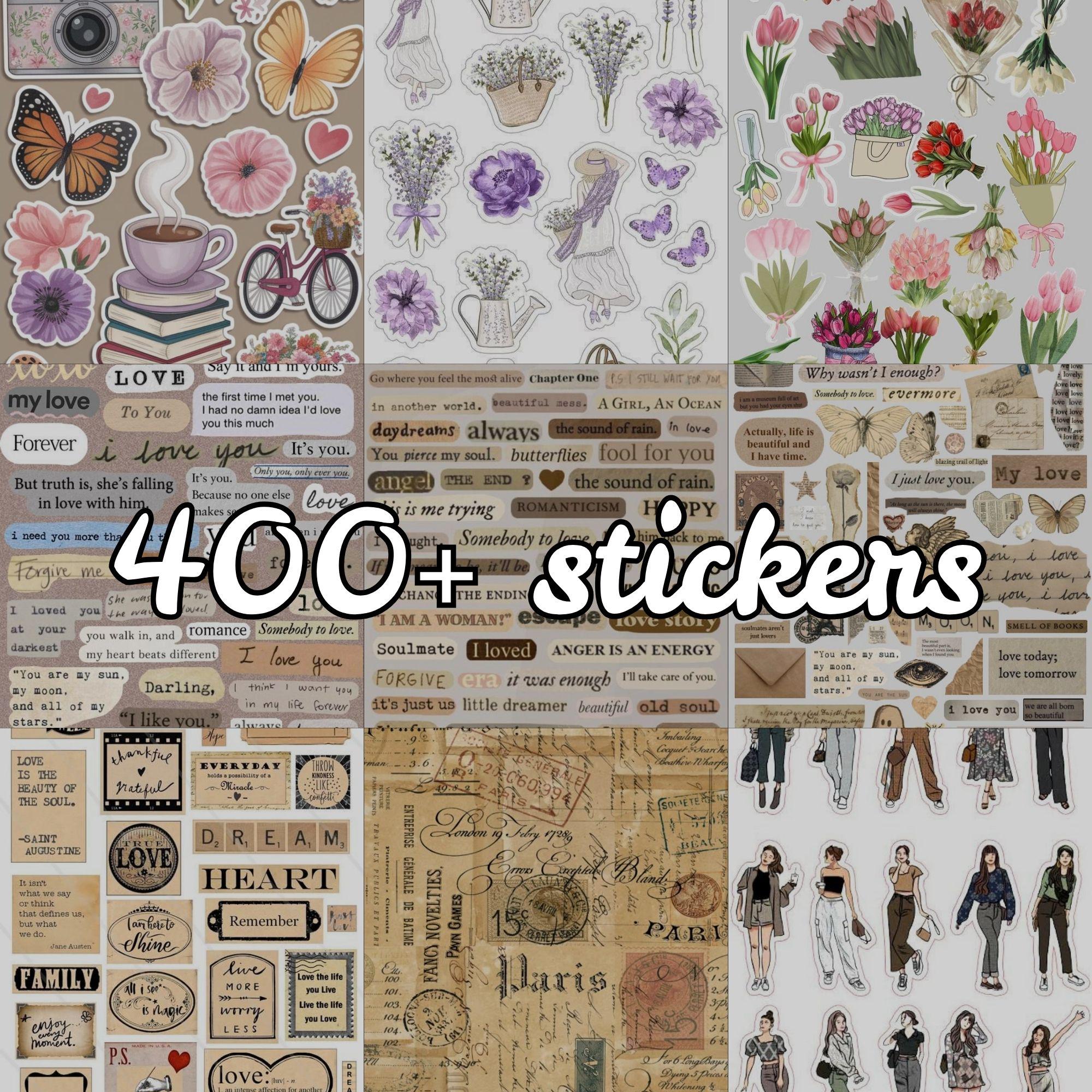400+ Vintage Stickers | Printable PNG Collection (digital Download) - Etsy