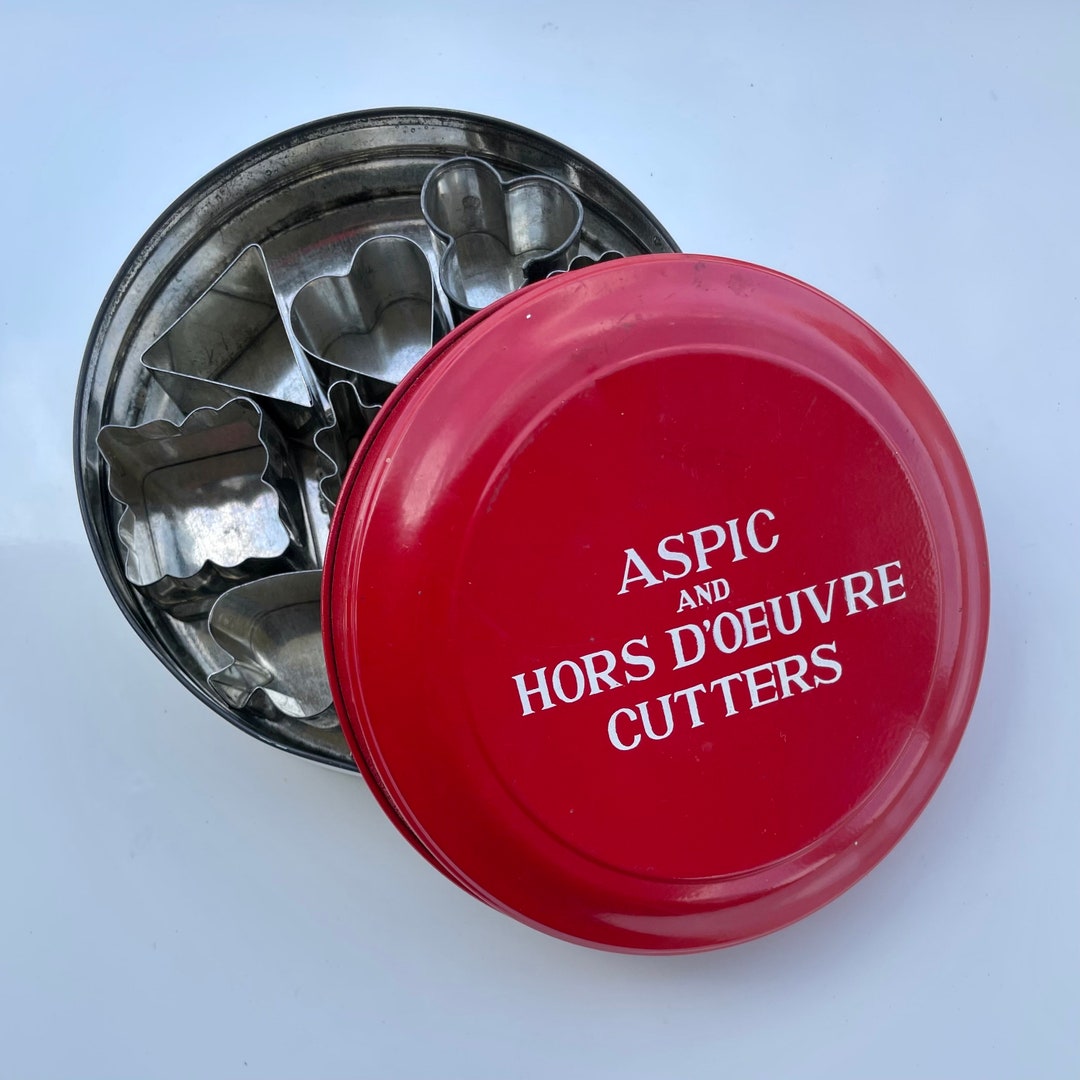 Aspic Canape and Hors D Oeuvre Cutters England Mini Cookie Cutters - Etsy