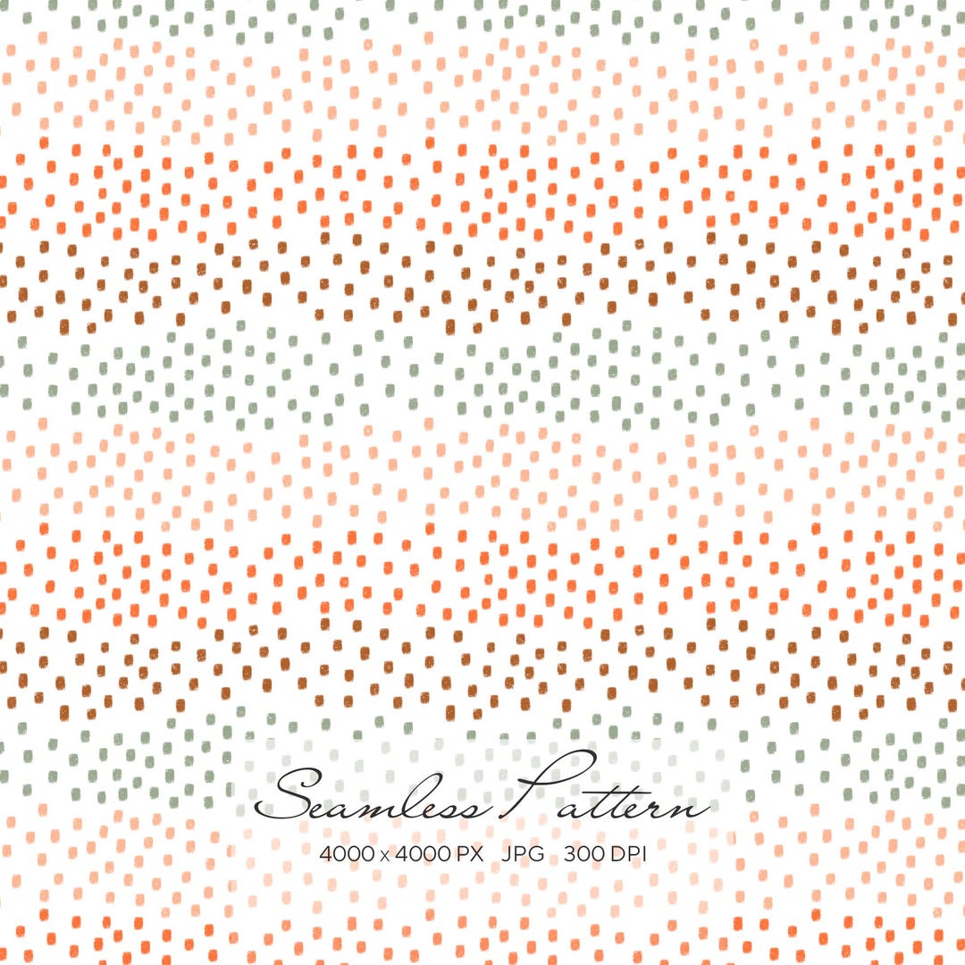 Colorful Pastel Dot Seamless Pattern Wavy - Etsy