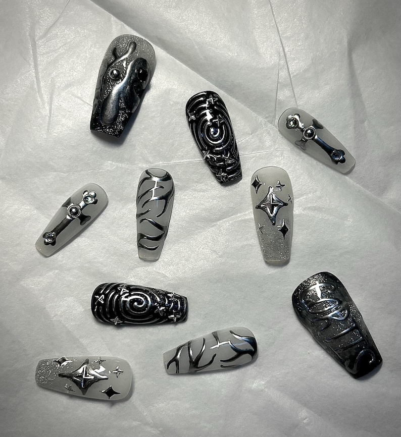 Cortis Chromatic Press on Nails - Etsy