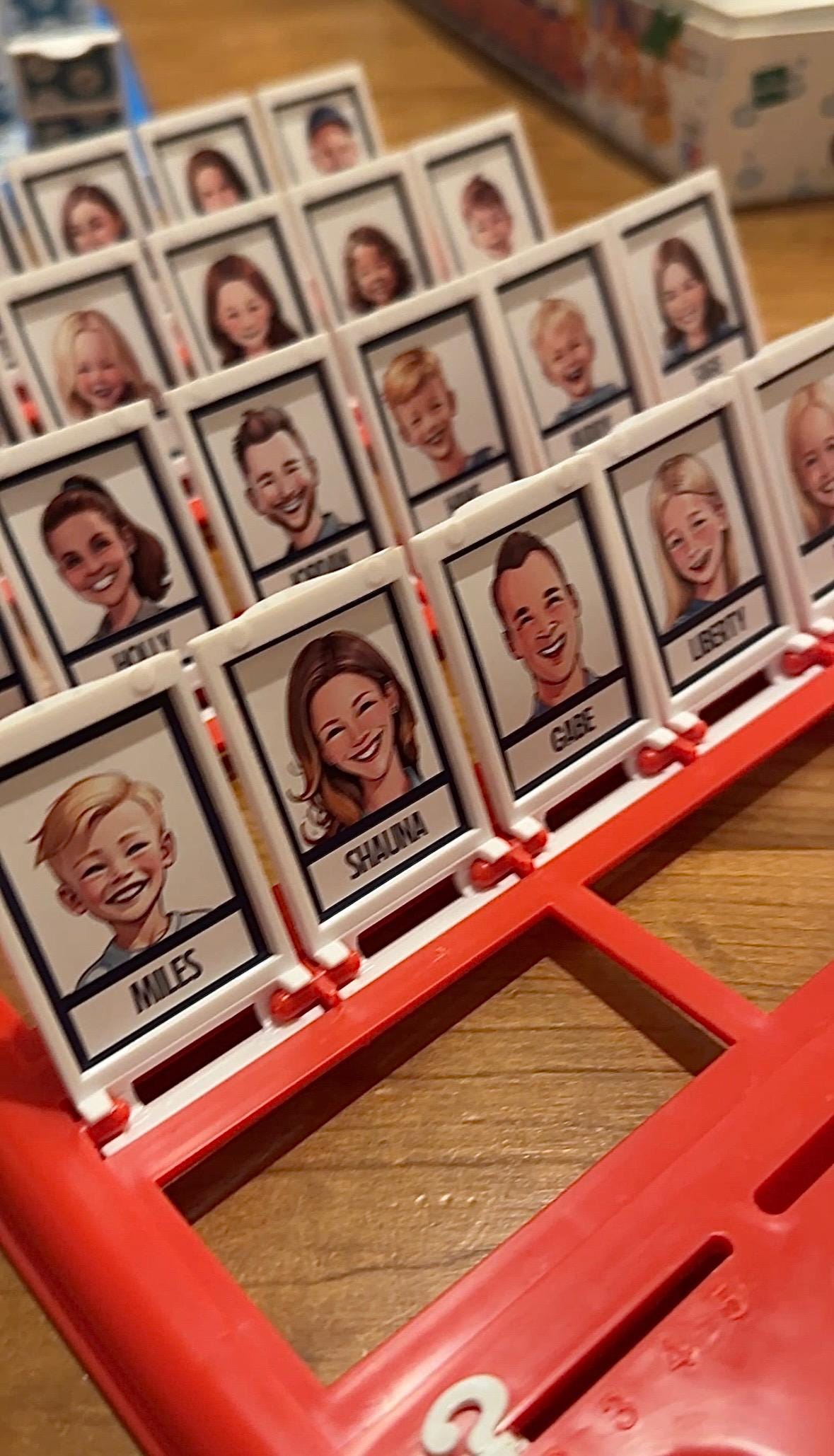 Custom Guess Who Game | Personalized Cartoon Portrait Board - Etsy