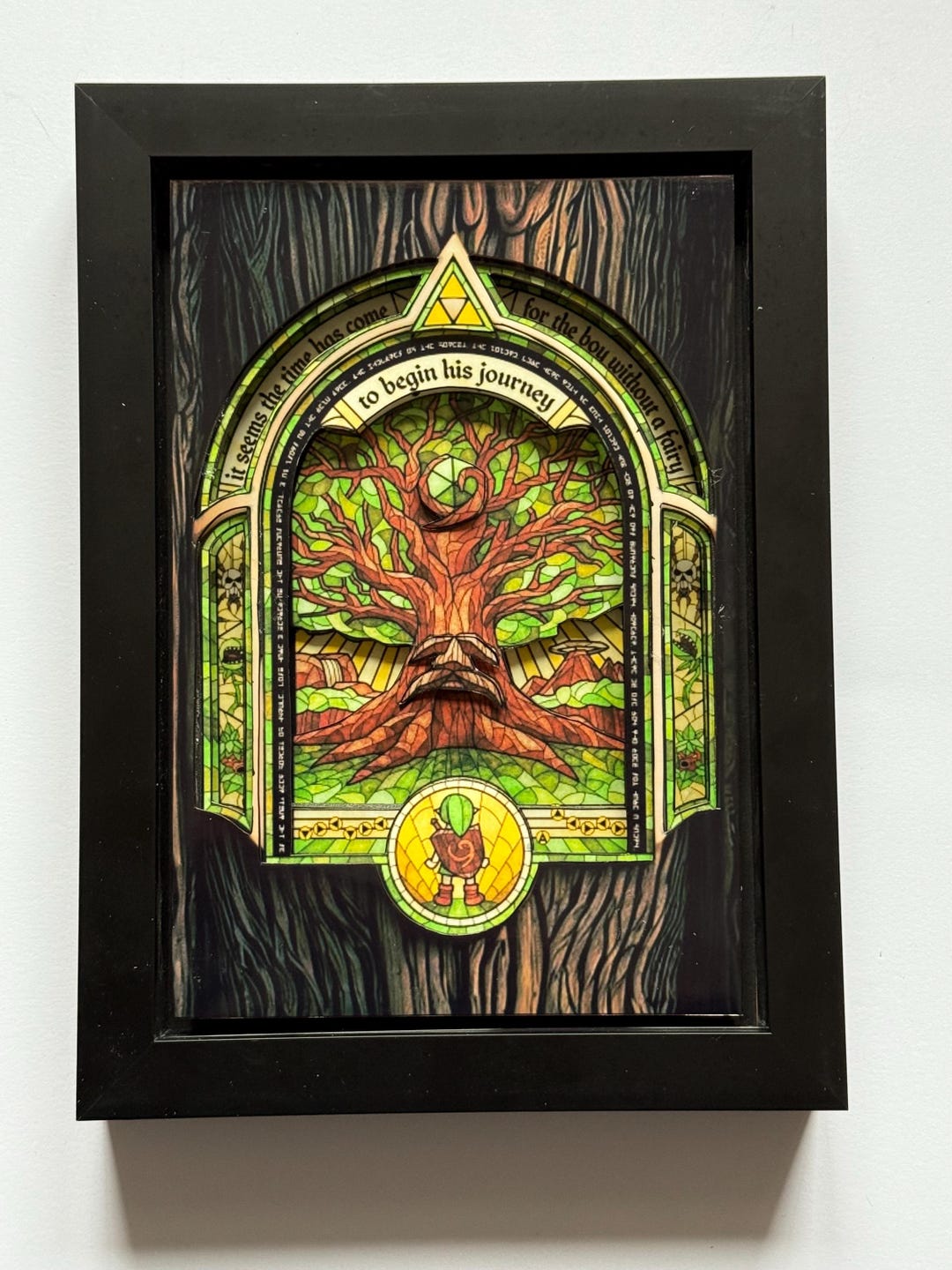 Zelda Great Deku Tree Framed 3D Shadow Box Art - Etsy