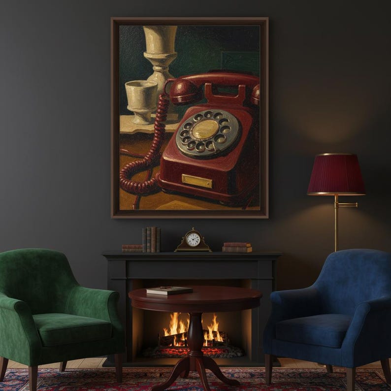 Vintage Rotary Phone Coloring Page, Detailed Nostalgic Art (PNG & PDF ...