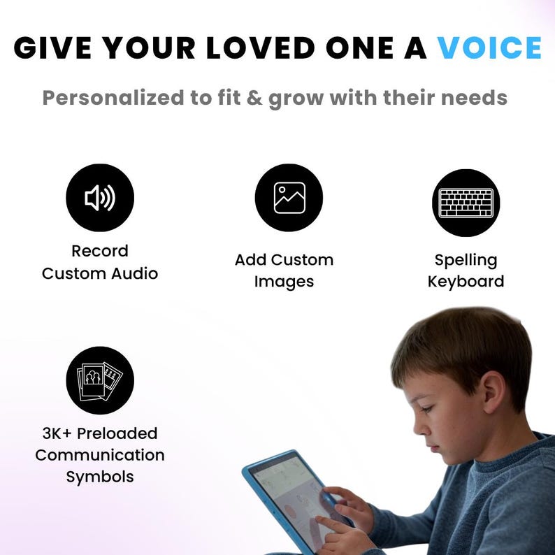 Talkingtiles AAC Device: Communication Tablet for Nonverbal Children ...