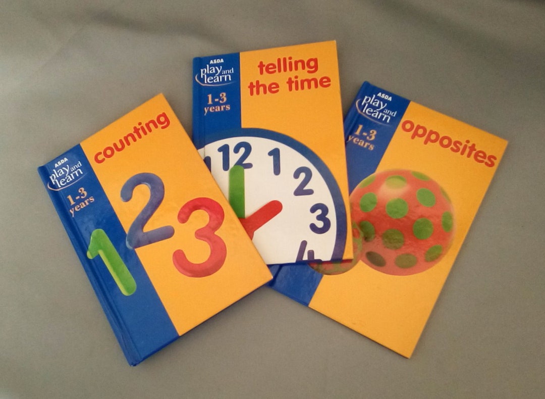 Vintage Play and Learn Ladybird Books for Asda Counting - Etsy UK