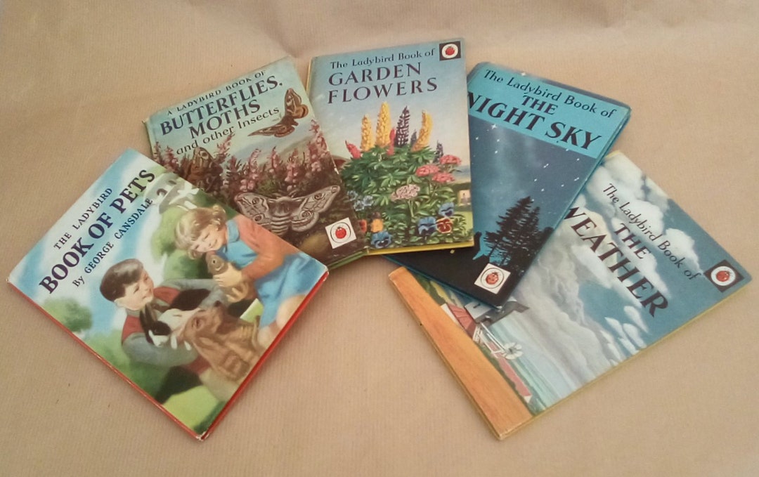 Ladybird Nature Books Series 536 Butterflies & Moths - Etsy UK