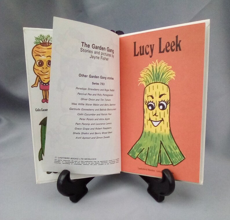 Lucy Leek Pam Parsnip and Penelope Strawberry Vintage Garden Gang ...