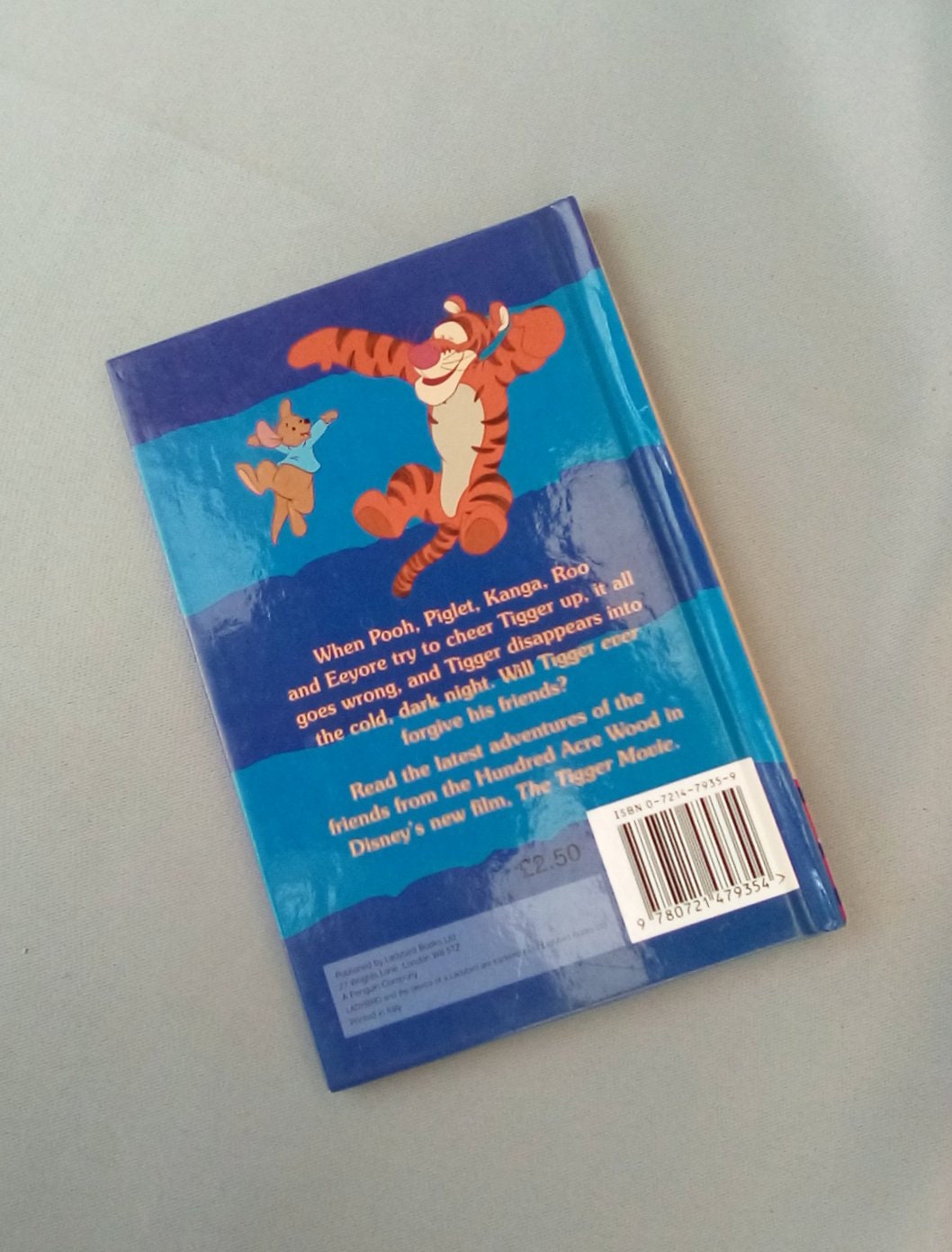 The Tigger Movie Ladybird Disney Book of the Film Glossy Covers - Etsy