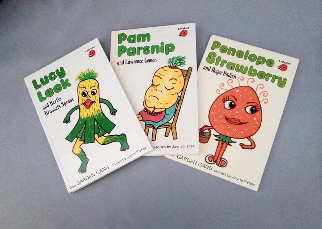 Lucy Leek Pam Parsnip and Penelope Strawberry Vintage Garden Gang ...