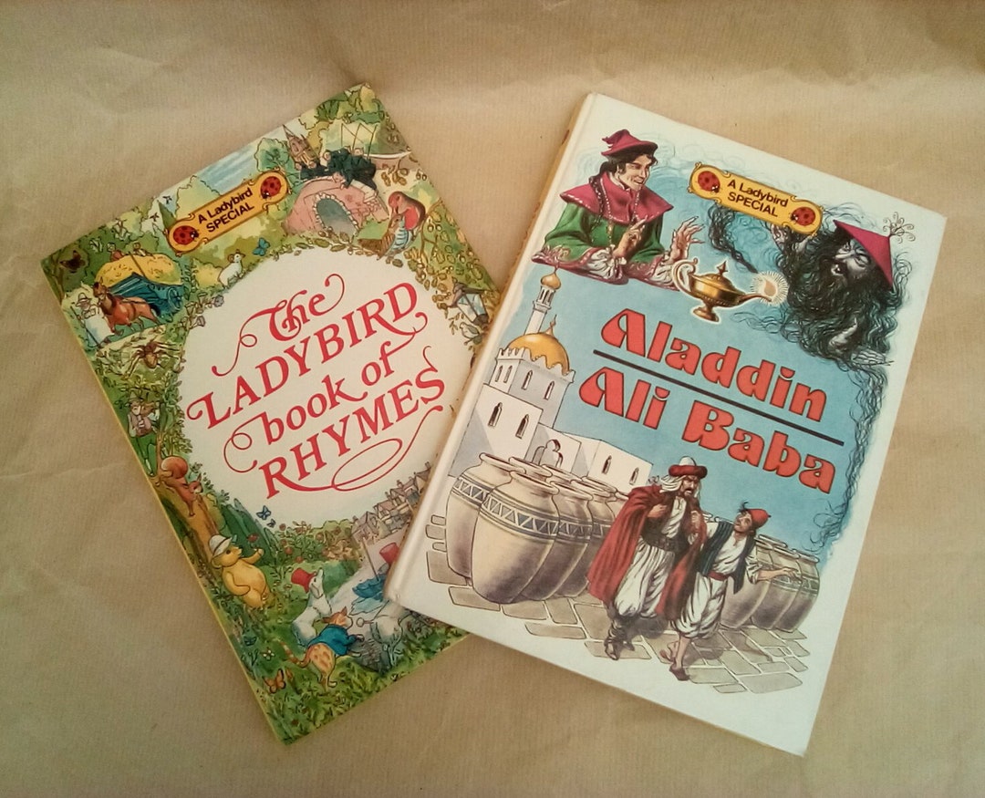 The Ladybird Book of Rhymes and Aladdin / Ali Baba Vintage Ladybird ...