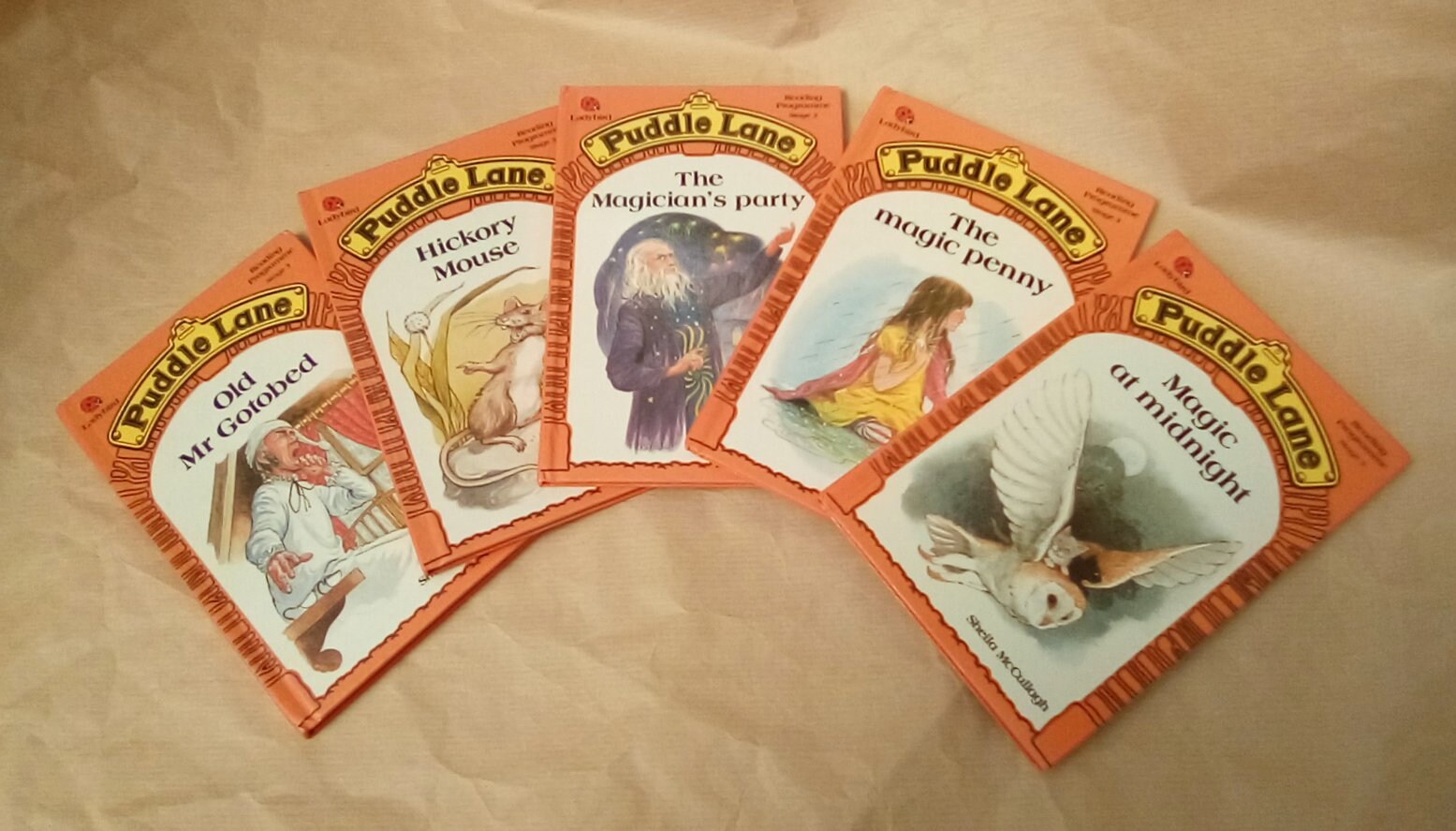 Puddle Lane Ladybird Books Stage 3 Hickory Mouse Mr Gotobed the ...