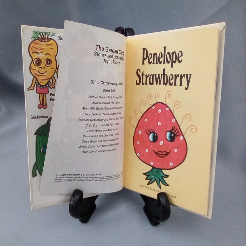 Lucy Leek Pam Parsnip and Penelope Strawberry Vintage Garden Gang ...