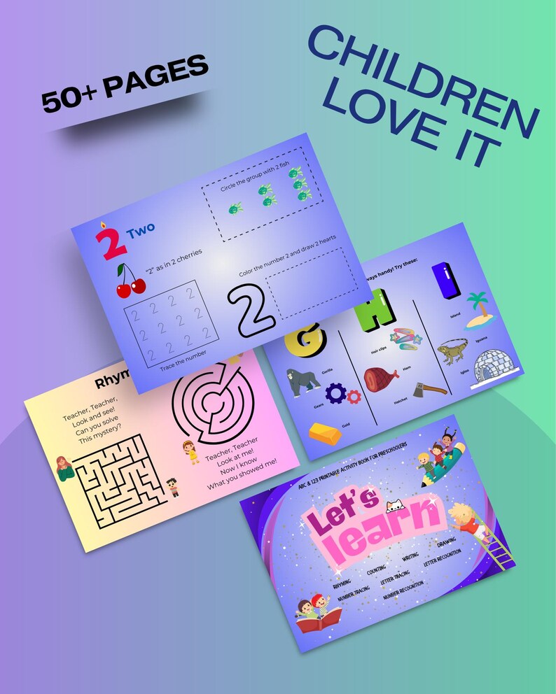 Preschool Worksheet Printable, A-Z Letter Tracing, Handwriting Practice ...