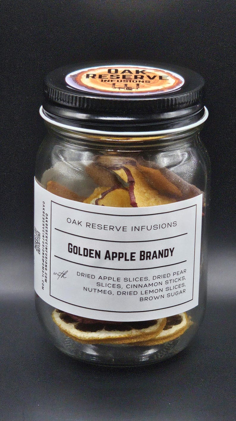 Golden Apple Brandy Infusion Jar | Apples, Pear & Spice | Handcrafted ...