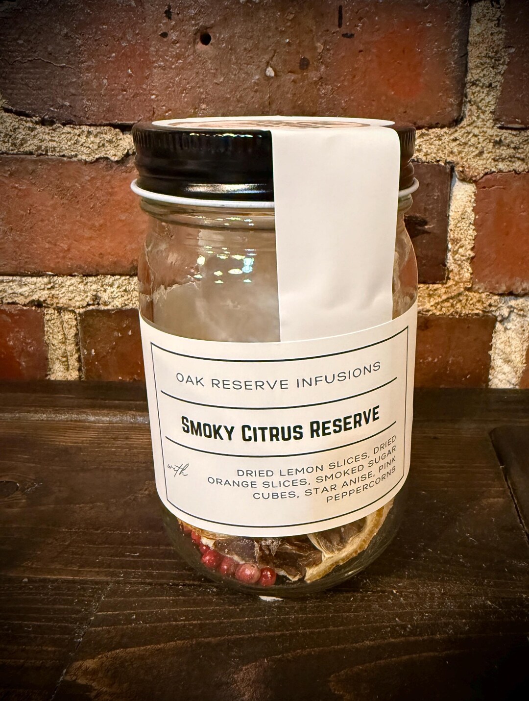 Smoky Citrus Reserve Infusion Jar | Whiskey, Tequila & Rum Cocktail Kit ...