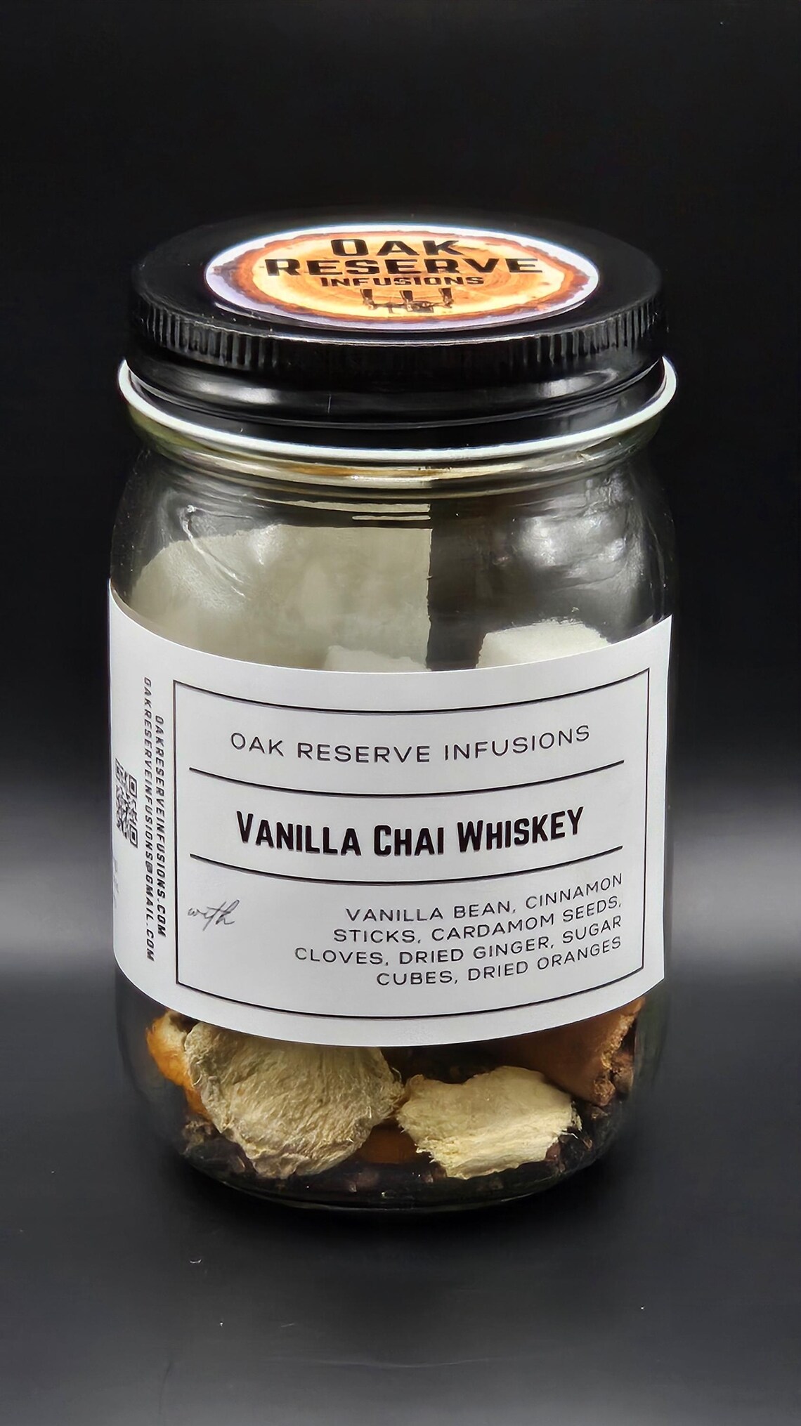 Vanilla Chai Whiskey Infusion Jar | Spiced Cocktail Kit | Handcrafted ...