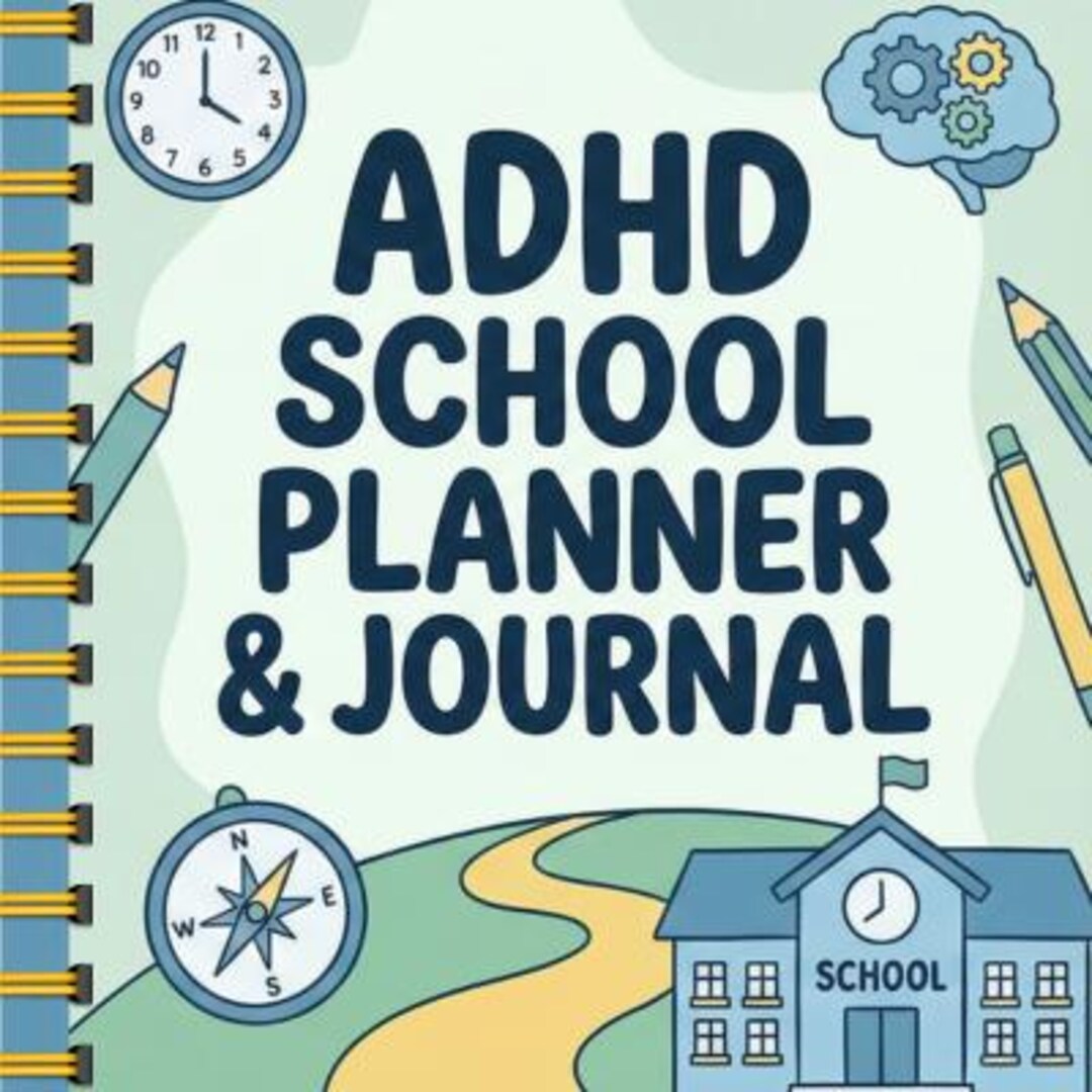 ADHD School Planner and Journal – Printable PDF for Focus, Planning ...