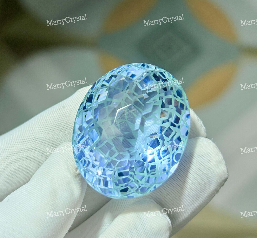 98 Ct 3-color Change Glass Oval, Purple Blue Grape Juice Loose Gemstone ...
