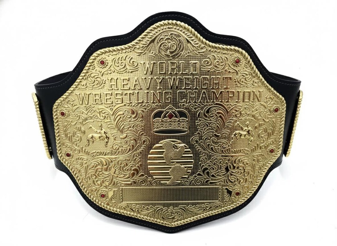 Custom Big Gold Heavyweight Championship Belt | Adult Size Replica ...