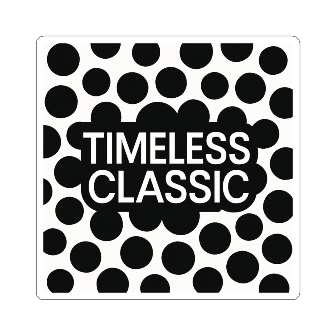 Timeless Classic Polka Dot Sticker | Kiss-cut Sticker - Etsy
