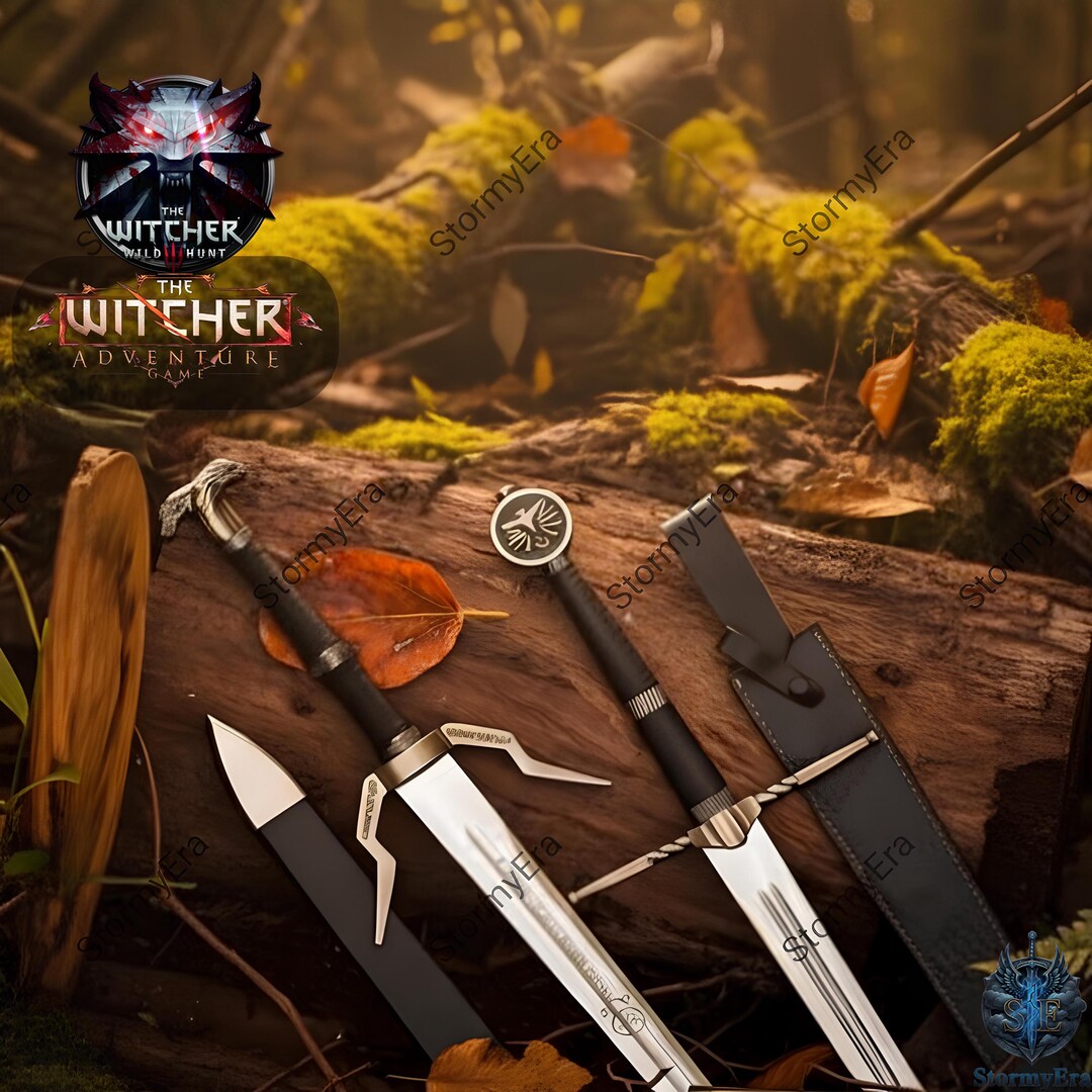 Handmade Witcher 3 Wild Hunt Swords, Feline Steel Sword Geralt of Rivia ...