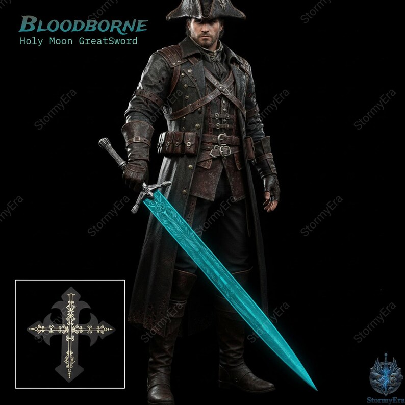 Elden Ring Dark Moon Greatsword From Dark Soul & Holly Moon Great Sword ...