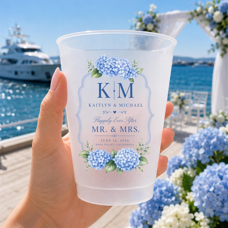 Bridal Shower Cups Floral - Etsy