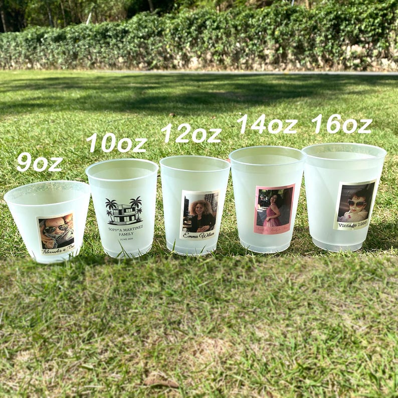 Personalized Retirement Frosted Plastic Cups, Photo Keepsake - Etsy
