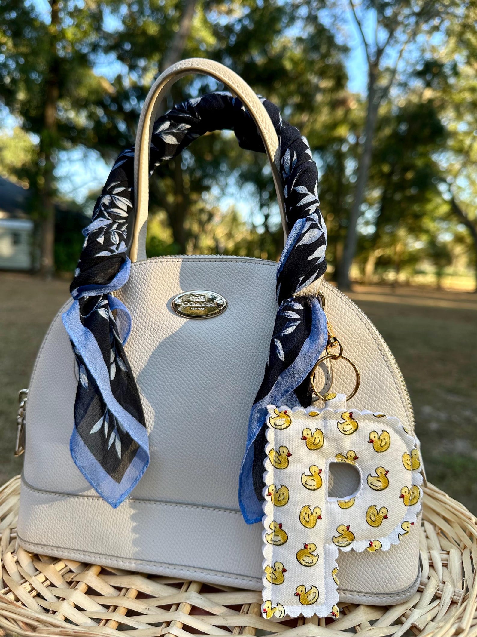 Custom Initial Keychain | Fabric Letter Keychain | Personalized Fabric ...