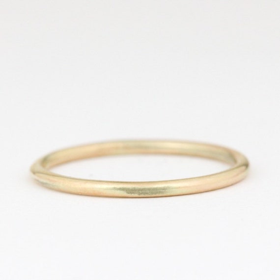 Teeny Solid 9CT Gold Ring or Stacking Ring. - Etsy