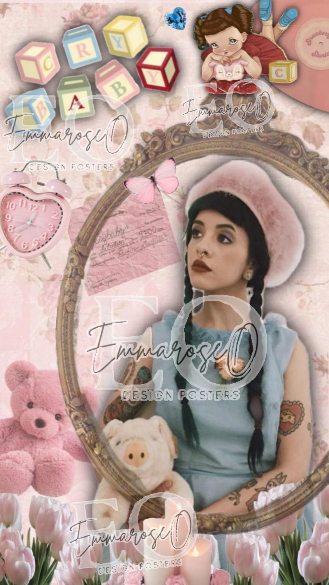 Melanie M Inspired Crybaby Design Collage - Etsy