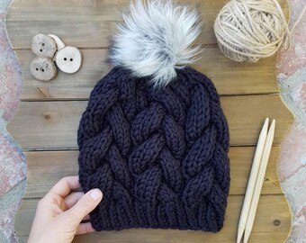 Knitted hat | Etsy