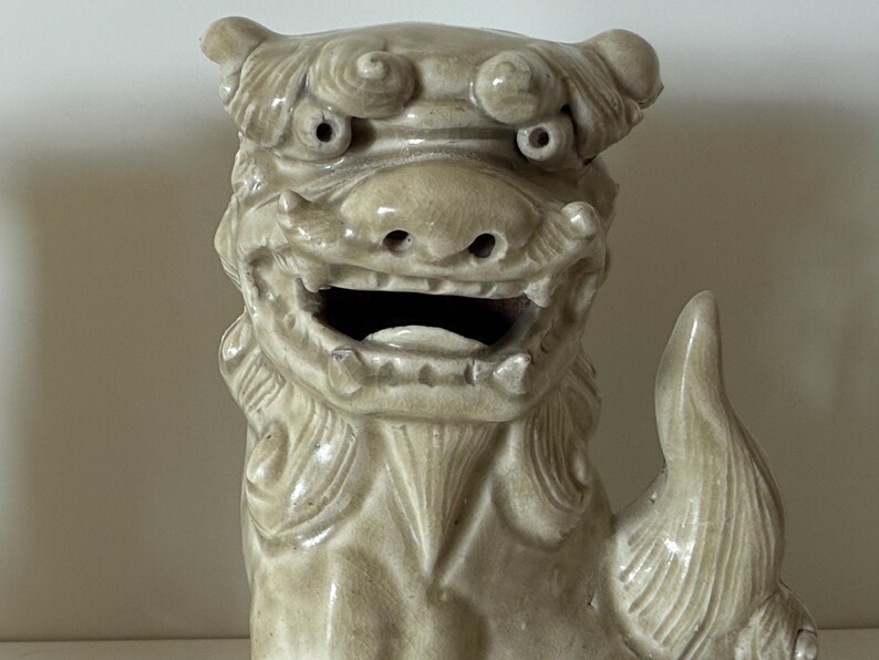 Pair of Vintage Glazed Shisa / Okinawa Guardian Lion Statue Foo Dogs - Etsy