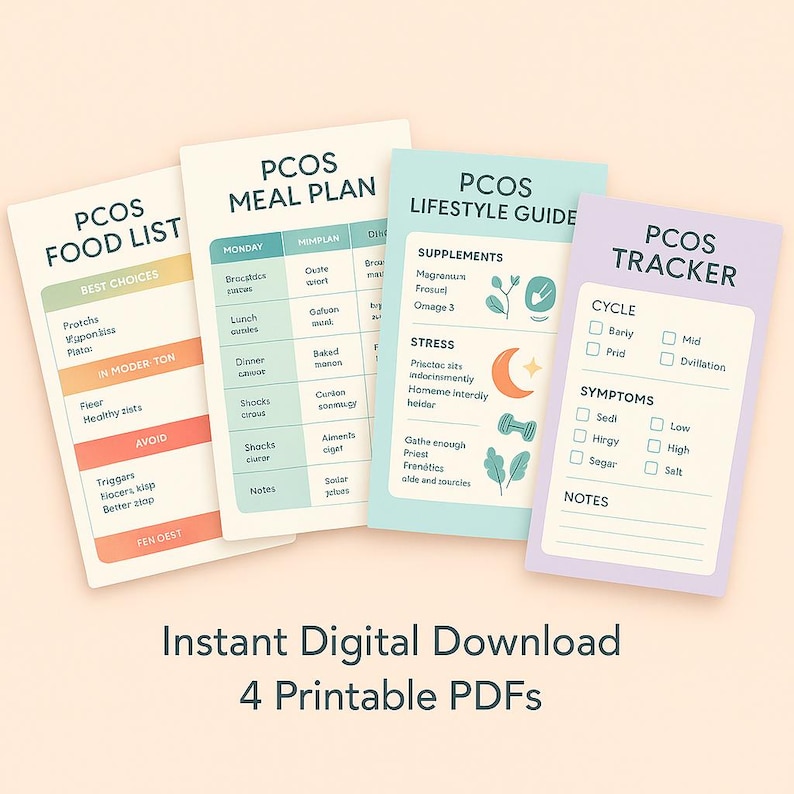 PCOS Diet Food List Printable | Hormone Balance Guide (PDF) - Etsy
