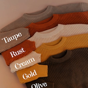 Personalized Embroidered Baby and Toddler Sweater, Embroidered ...