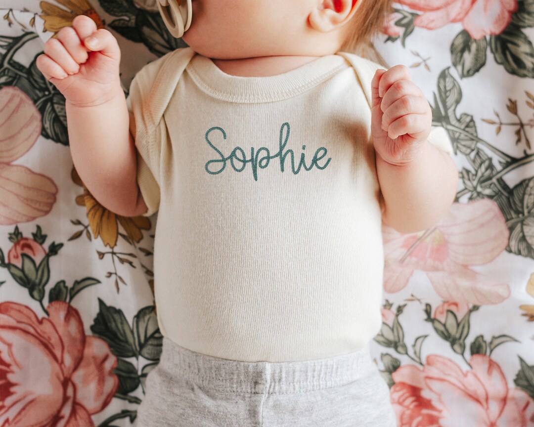 Personalized Baby Outfit, Custom Baby Bodysuit, Baby Name Shirt, Custom ...
