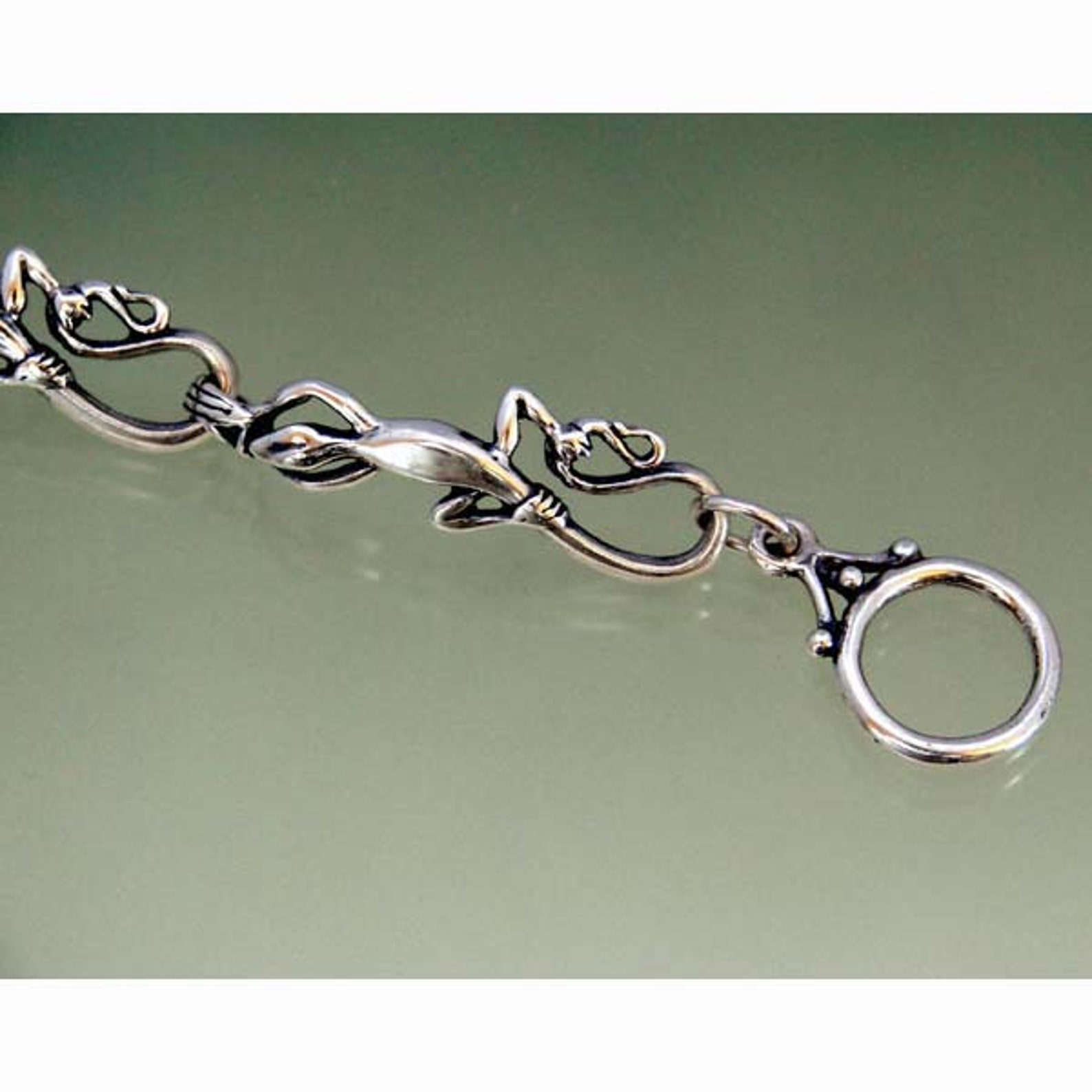 Lizard Link Bracelet - Etsy