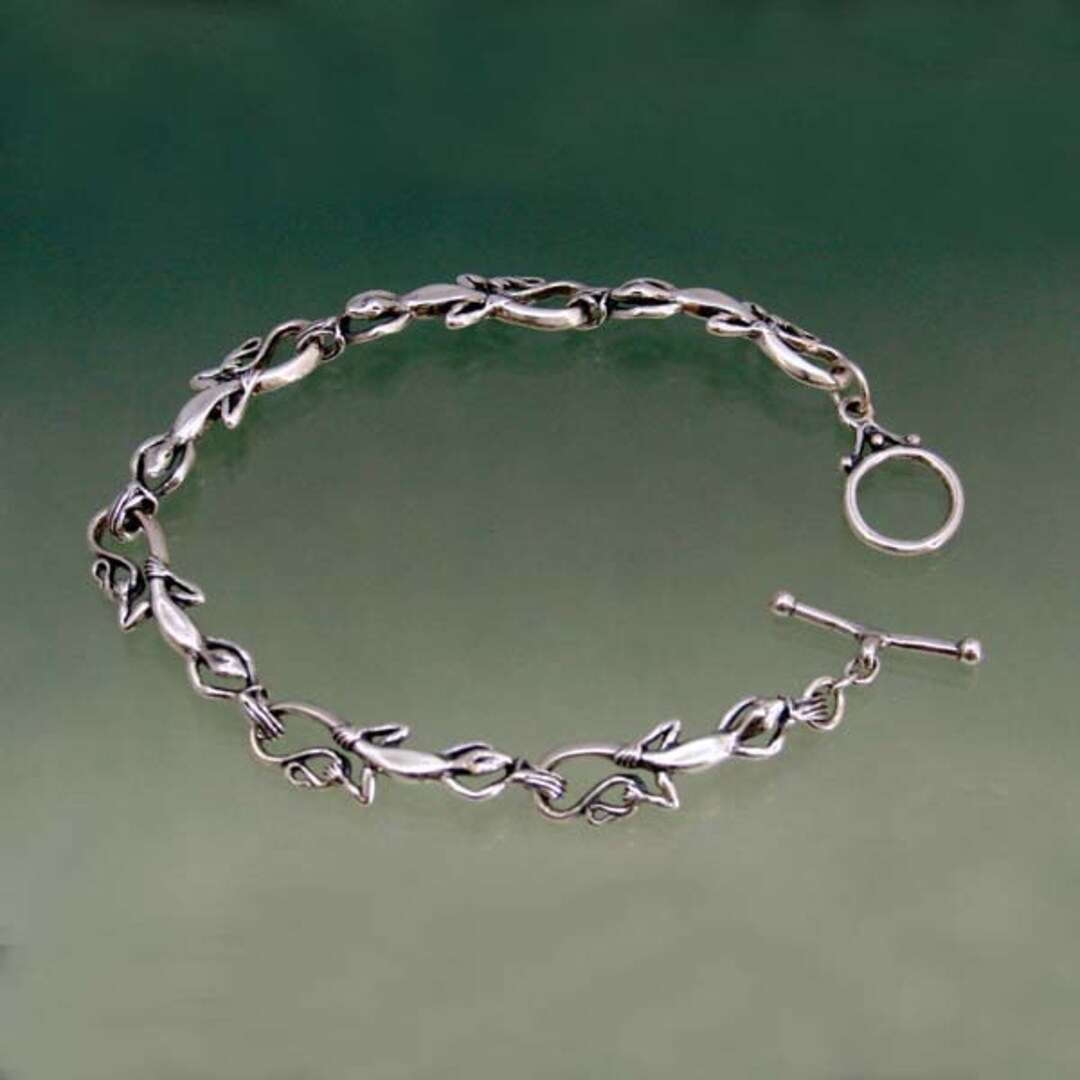 Lizard Link Bracelet - Etsy