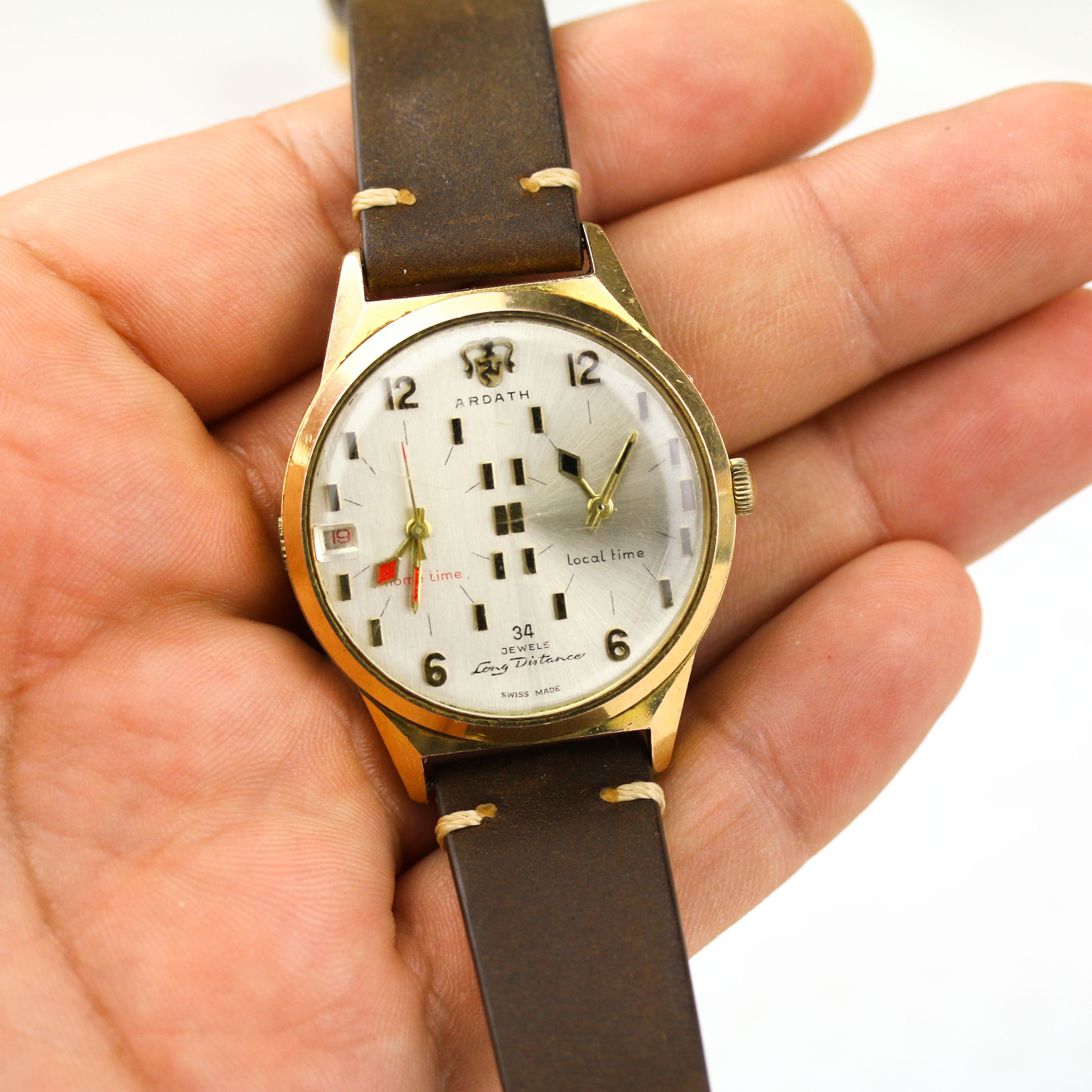 Rare Vintage Ardath Long Distance Dual Time Zone Watch - Etsy
