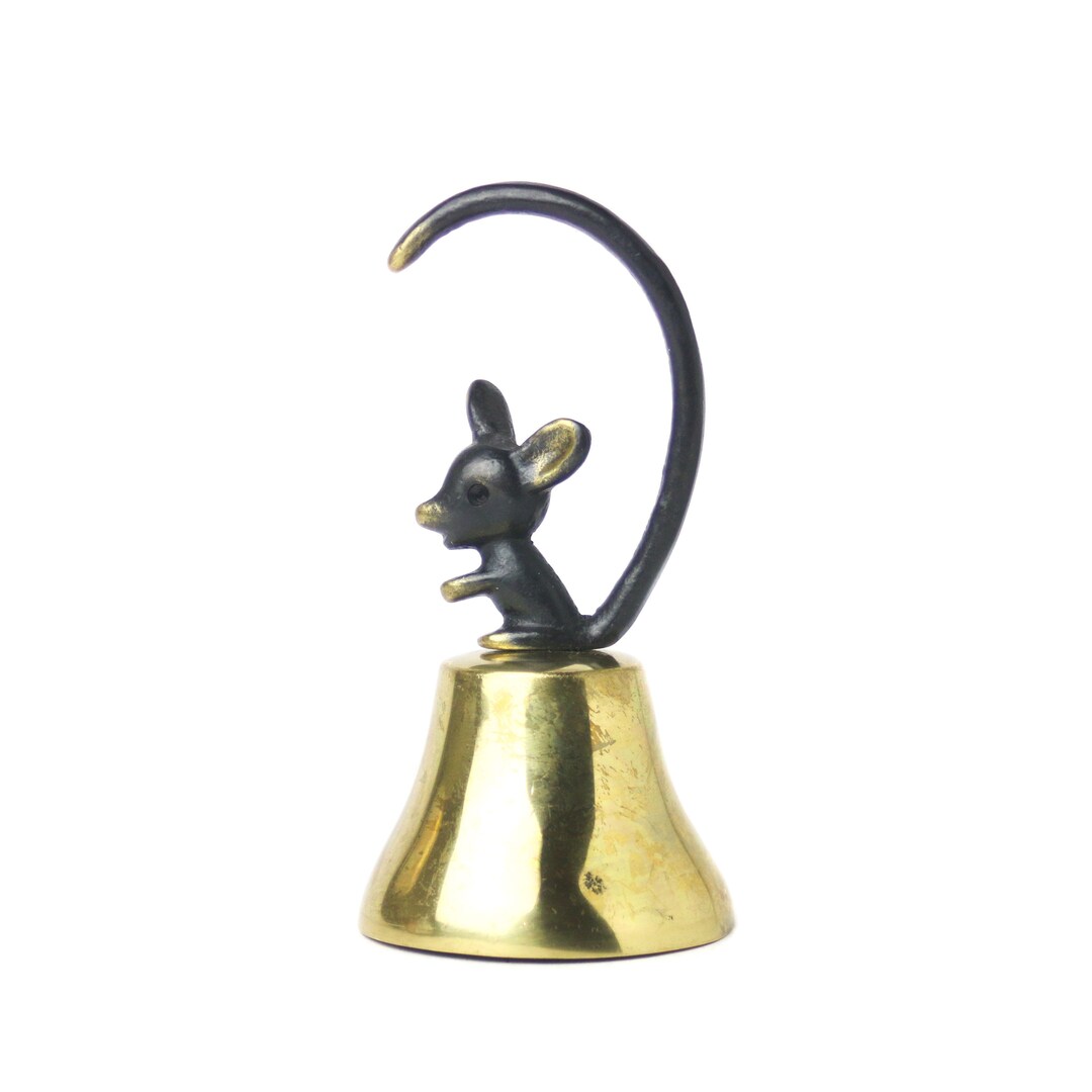 Vintage NOS Walter Bosse Bronze Mouse Bell - Etsy