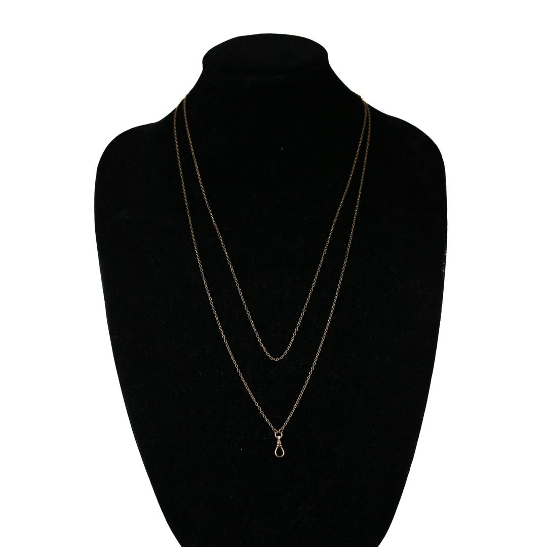 Antique Victorian 8ct Gold Long Guard Chain Necklace - Etsy