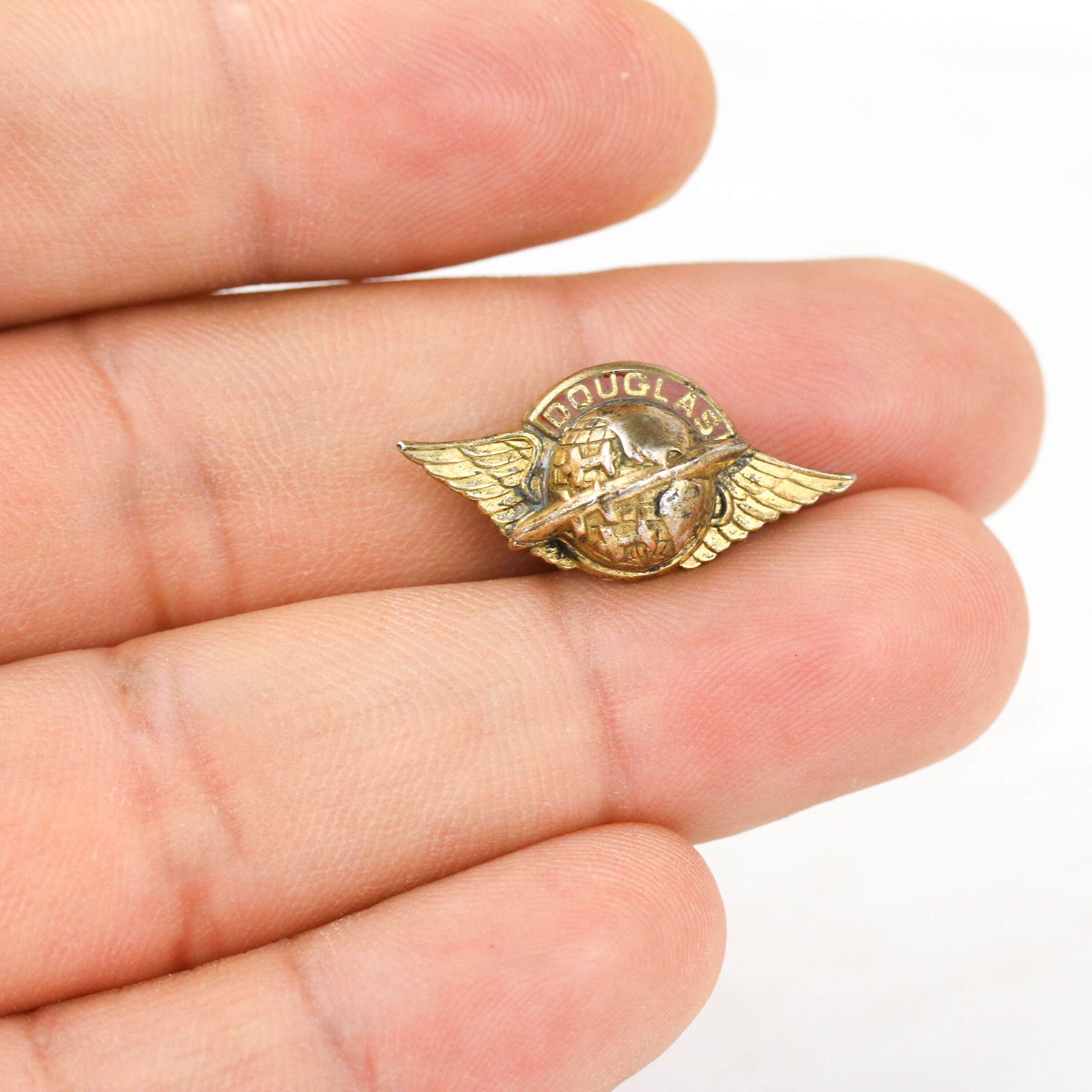 Vintage WWII Era Douglas Aircraft Sterling Silver Employee Pin - Etsy